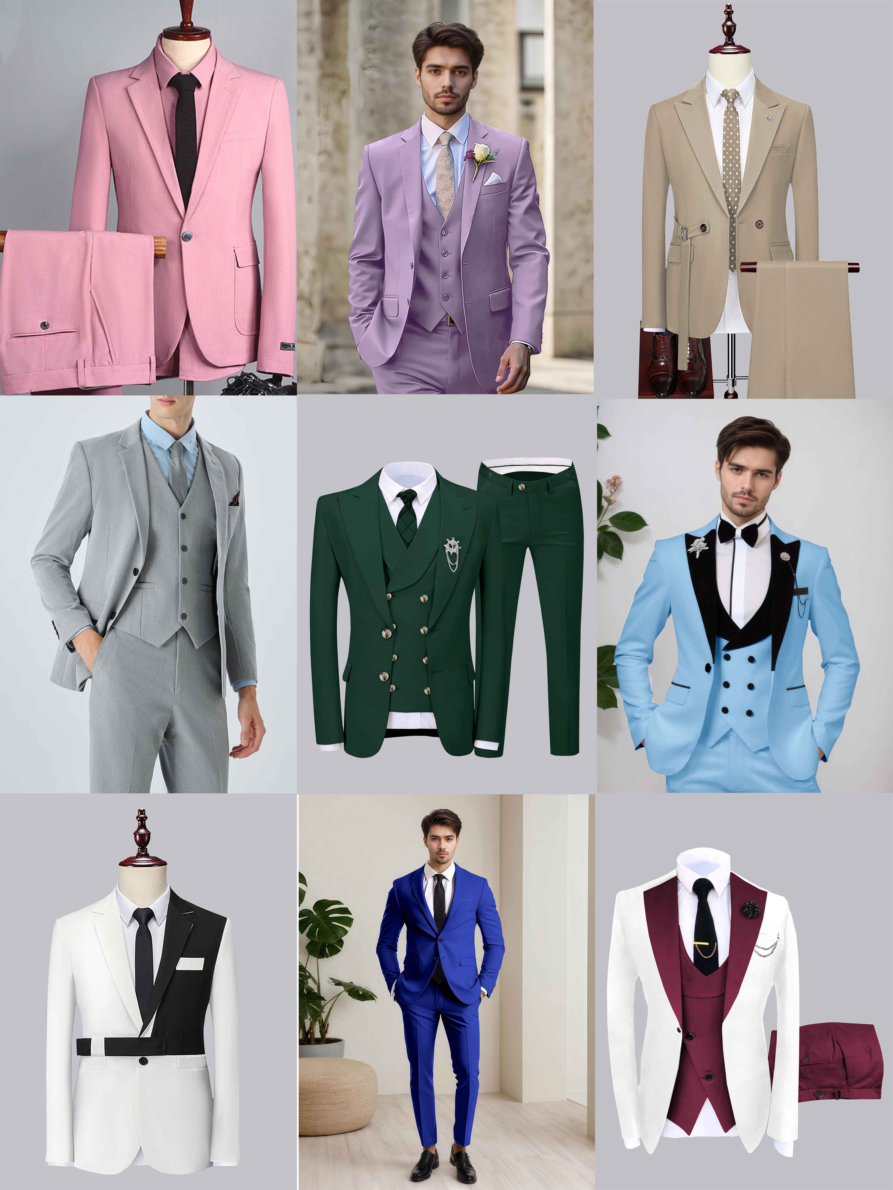 Costume Homme Élégant pour Toutes Occasions